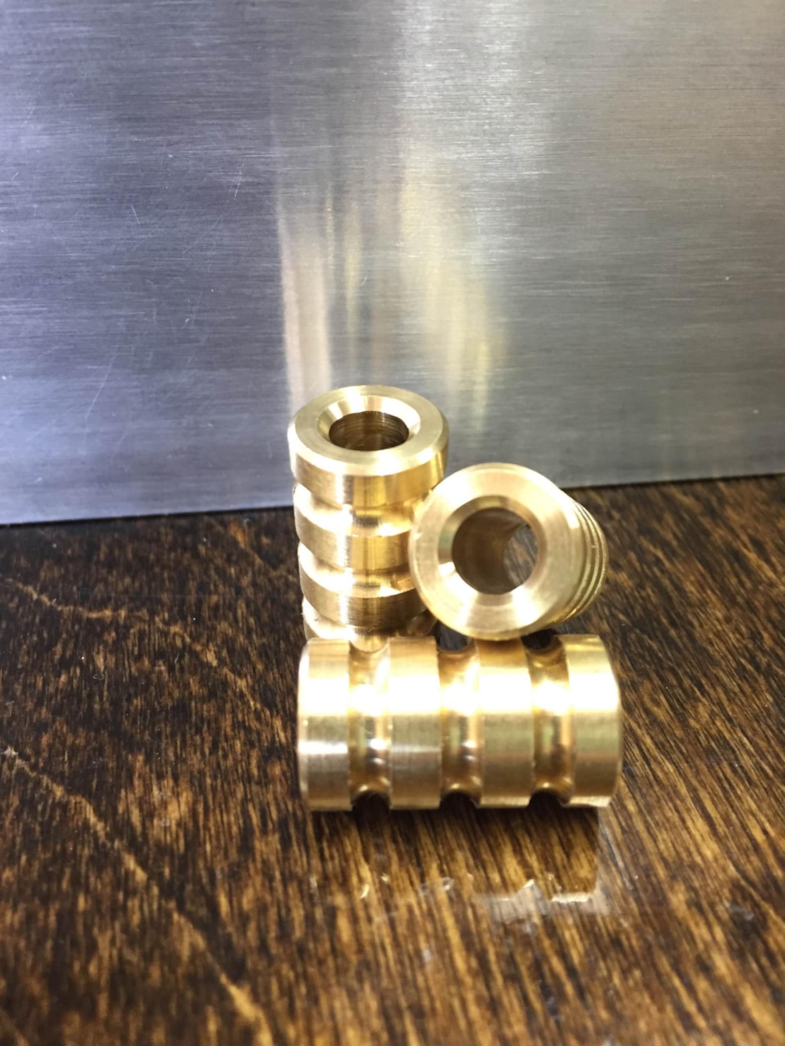 Streak Brass EDC Bead / Every Day Carry / Paracord Bead / | Etsy