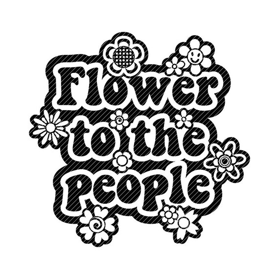 Groovy Flowers Vector