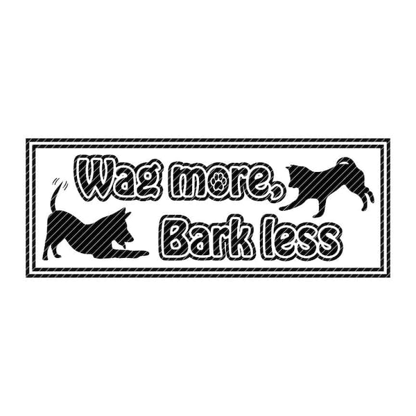 Wag More Bark Less - Etsy