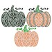 Lace Zen Pumpkin, 3 Variations Fancy Fall Autumn Halloween Zentangle ...