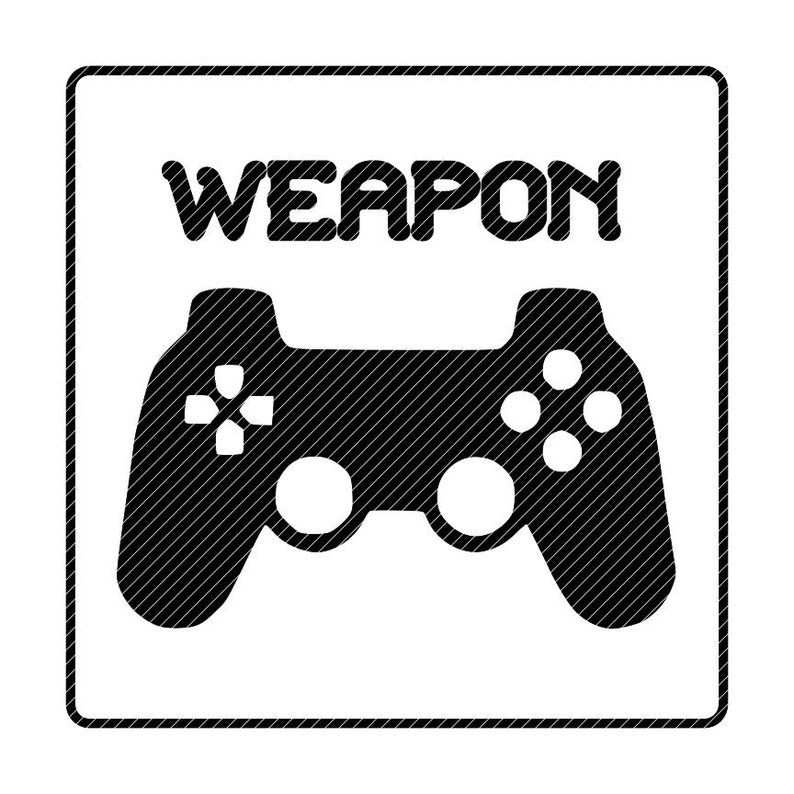 Choose Your Weapon, Video Game Controller SVG Clipart Vector Graphics ...