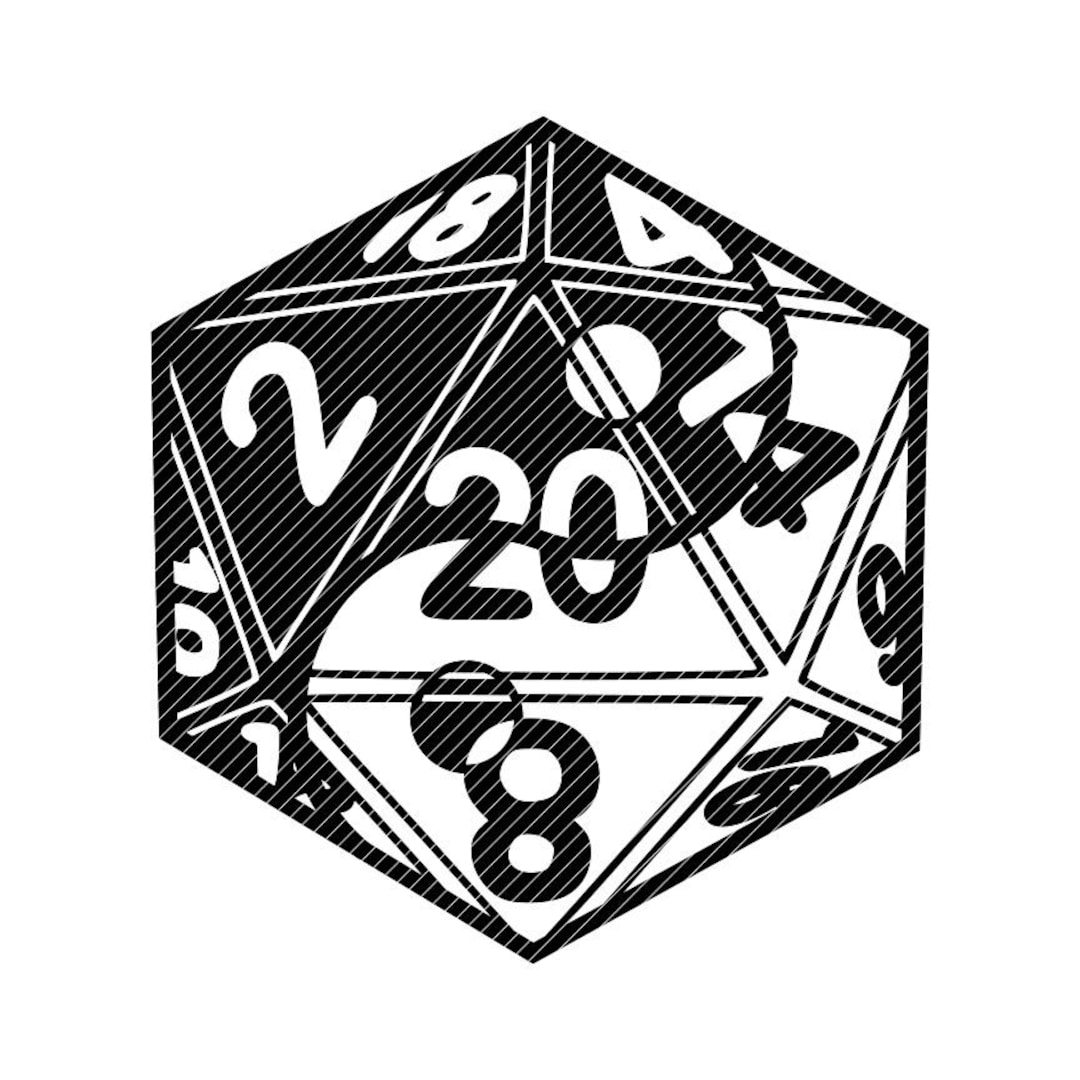 D20 Dice Clipart 2