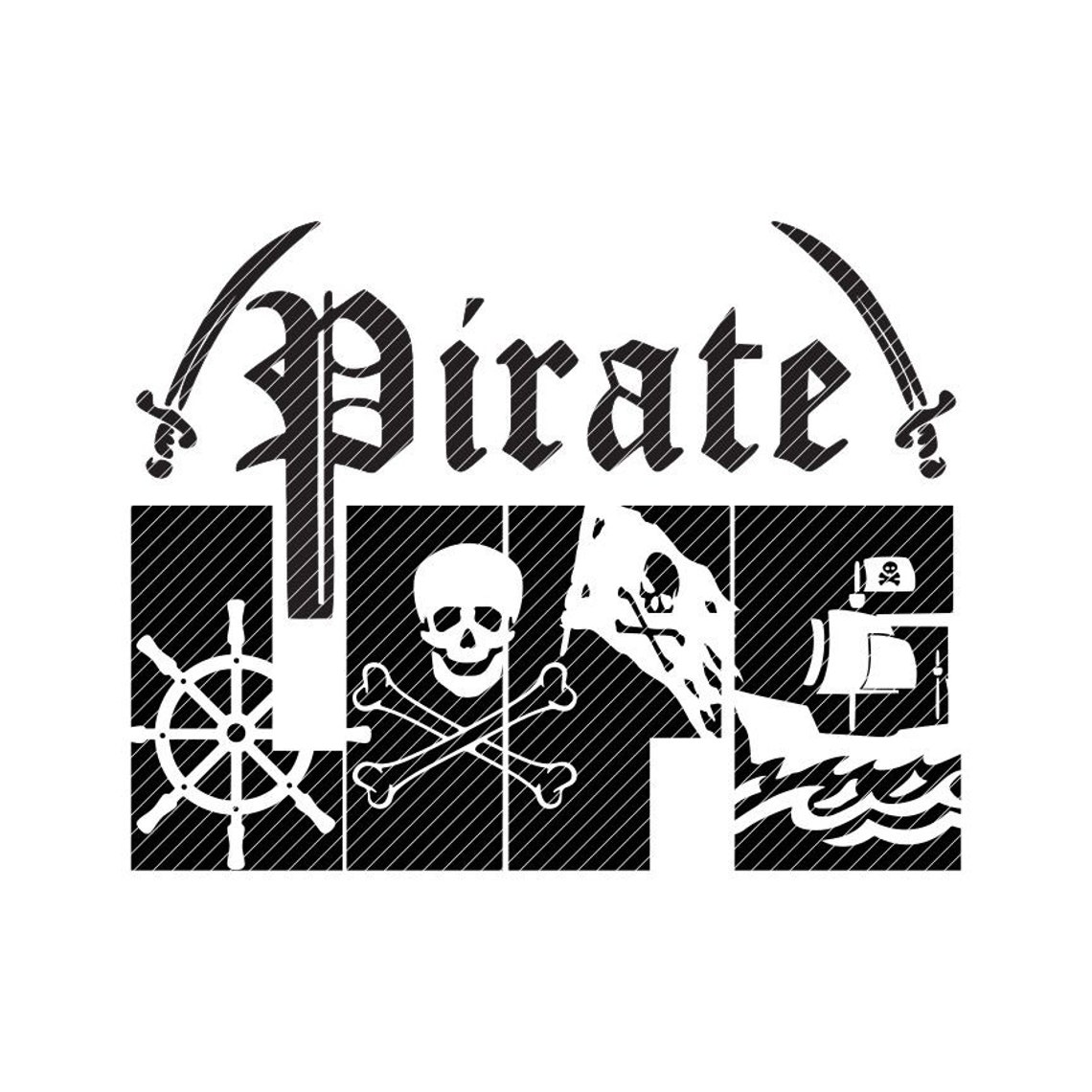 Pirate LIFE Svg Jpg Png Clipart Vector Graphics Cut Files - Etsy