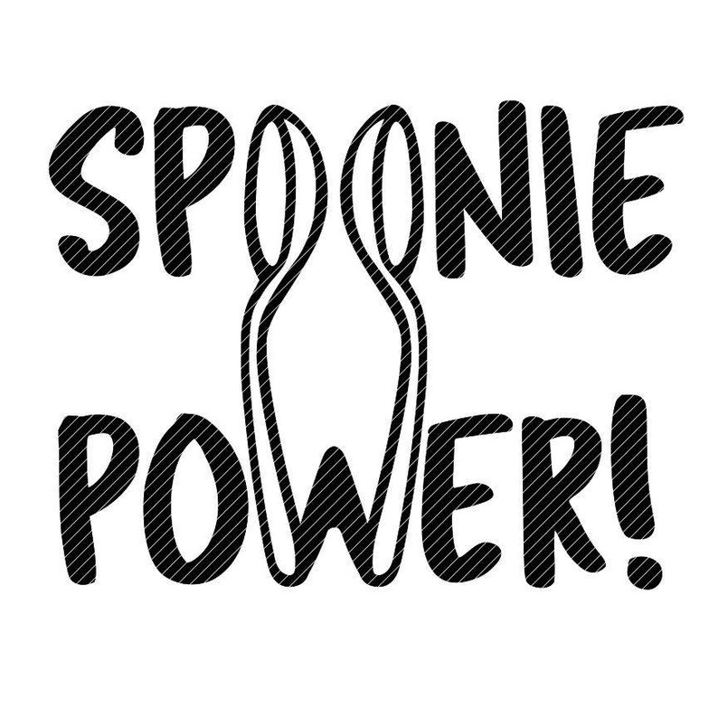 Spoonies Bundle, Spoon Theory Invisible Illness Awareness Warrior Save ...