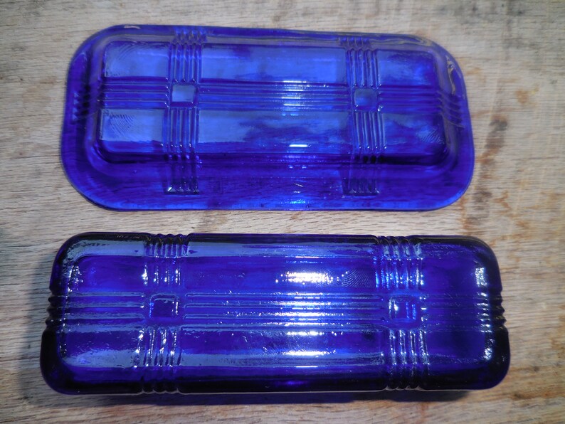 Cobalt Blue Butter Dish - Etsy