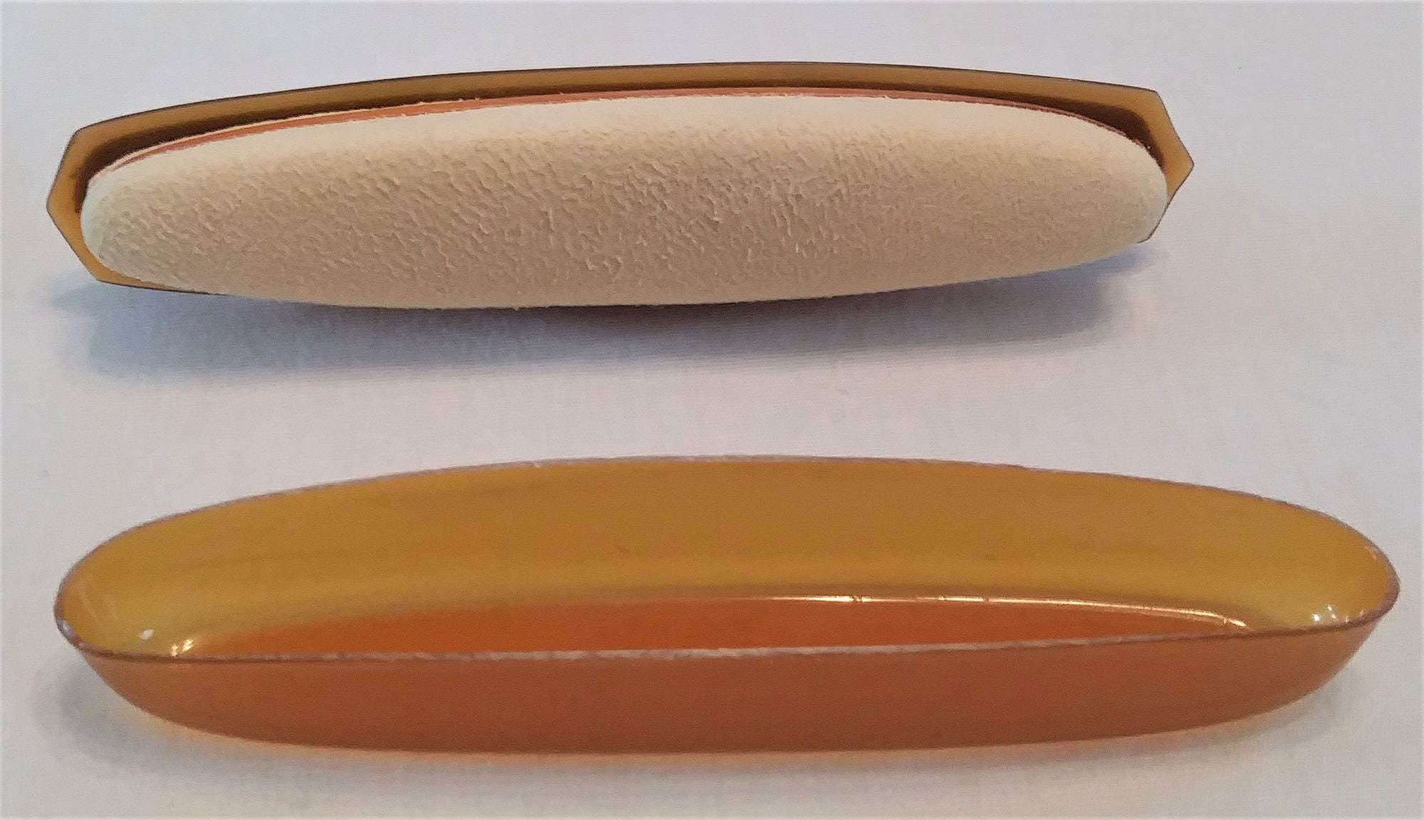 3 Piece Vintage Pearlized Green and Butterscotch Bakelite Celluloid ...