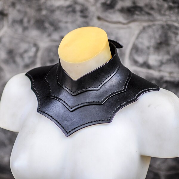 Leather Gorget - Etsy