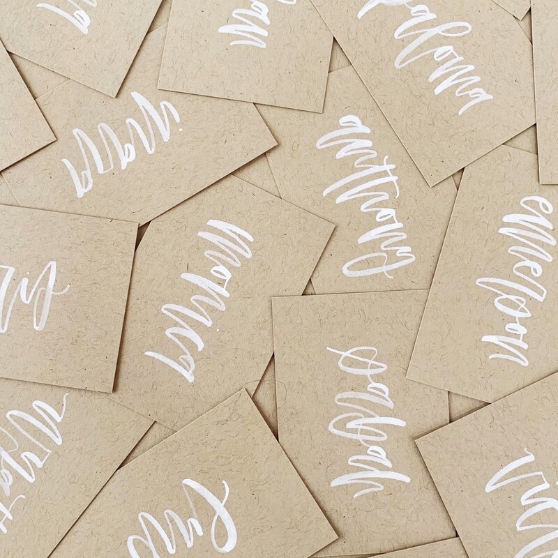 Kraft Paper Cards - Etsy
