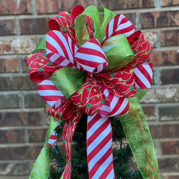 Tree Topper Bows - Etsy