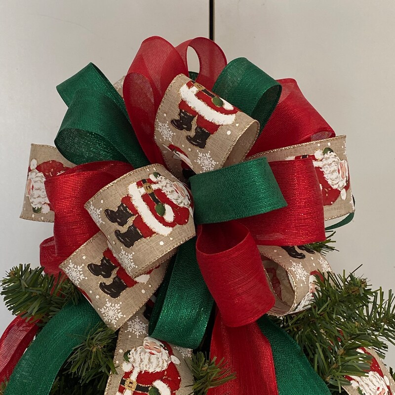 Christmas Tree Bows - Etsy