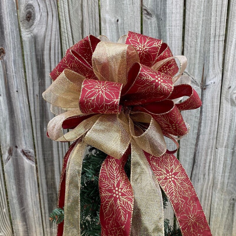 Christmas Tree Bows - Etsy