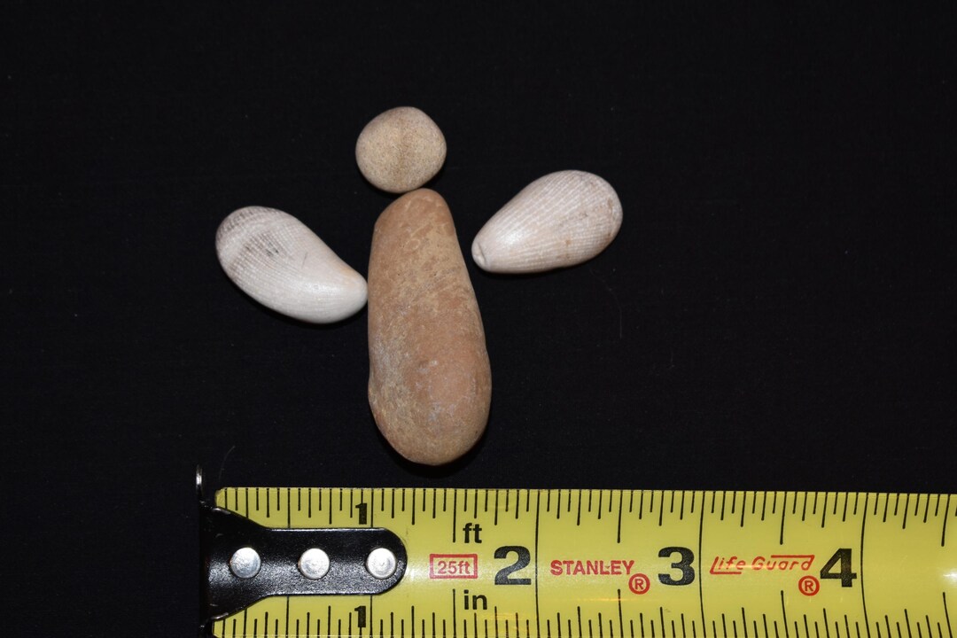 Pebble Angel With Fossil "wings", Rock Angel With Real Horn Coral ...