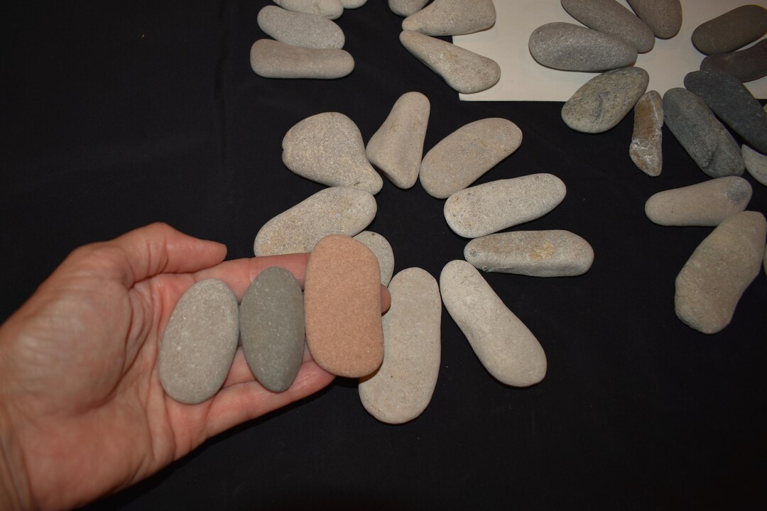 Huge Lot of LARGE Finger Shaped Rocks, 91 Stones, Over 6 Pounds of ...