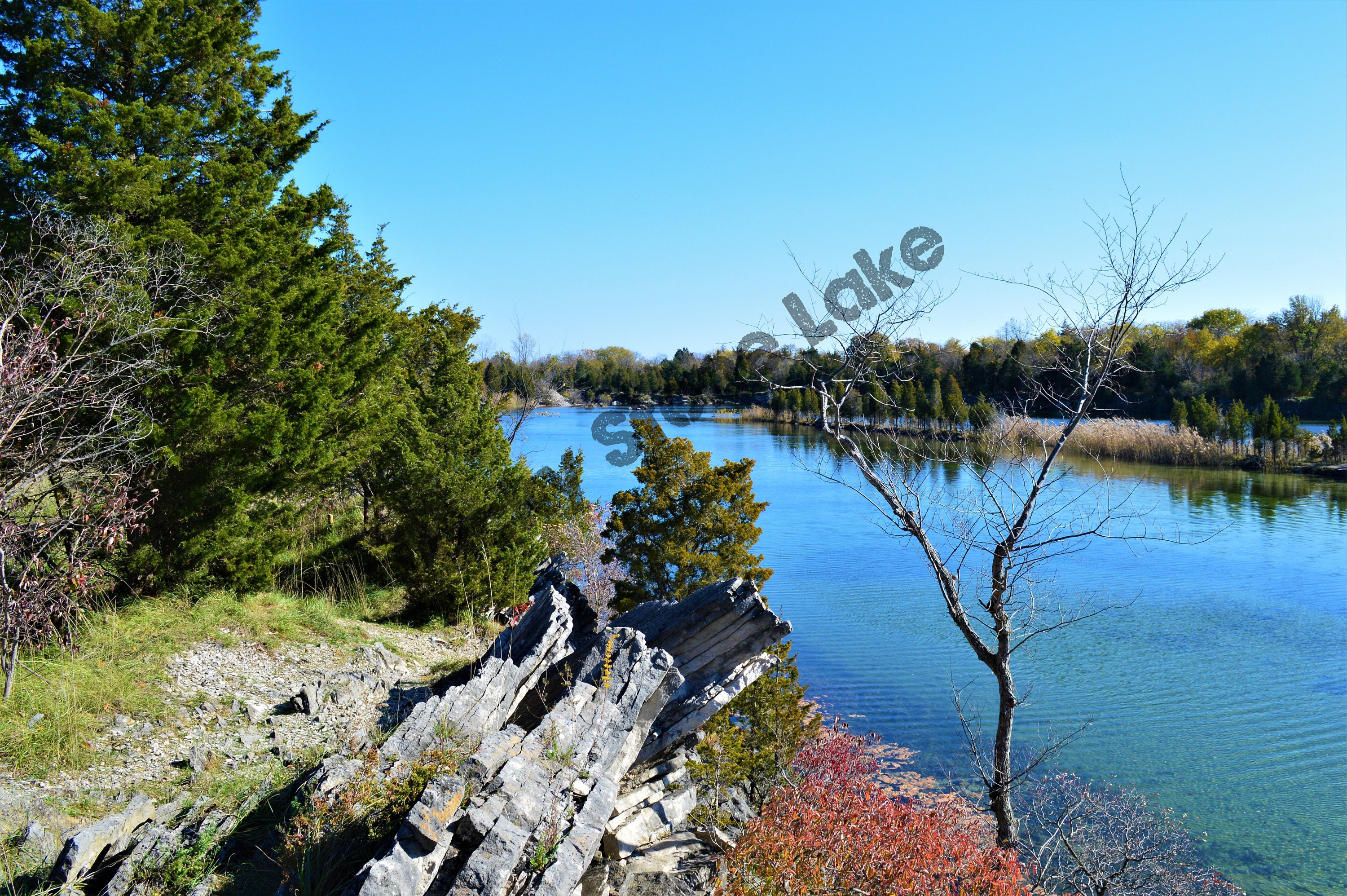 Horseshoe Lake Kelleys Island Ohio, Quarry, Limestone Quarry, Lake ...