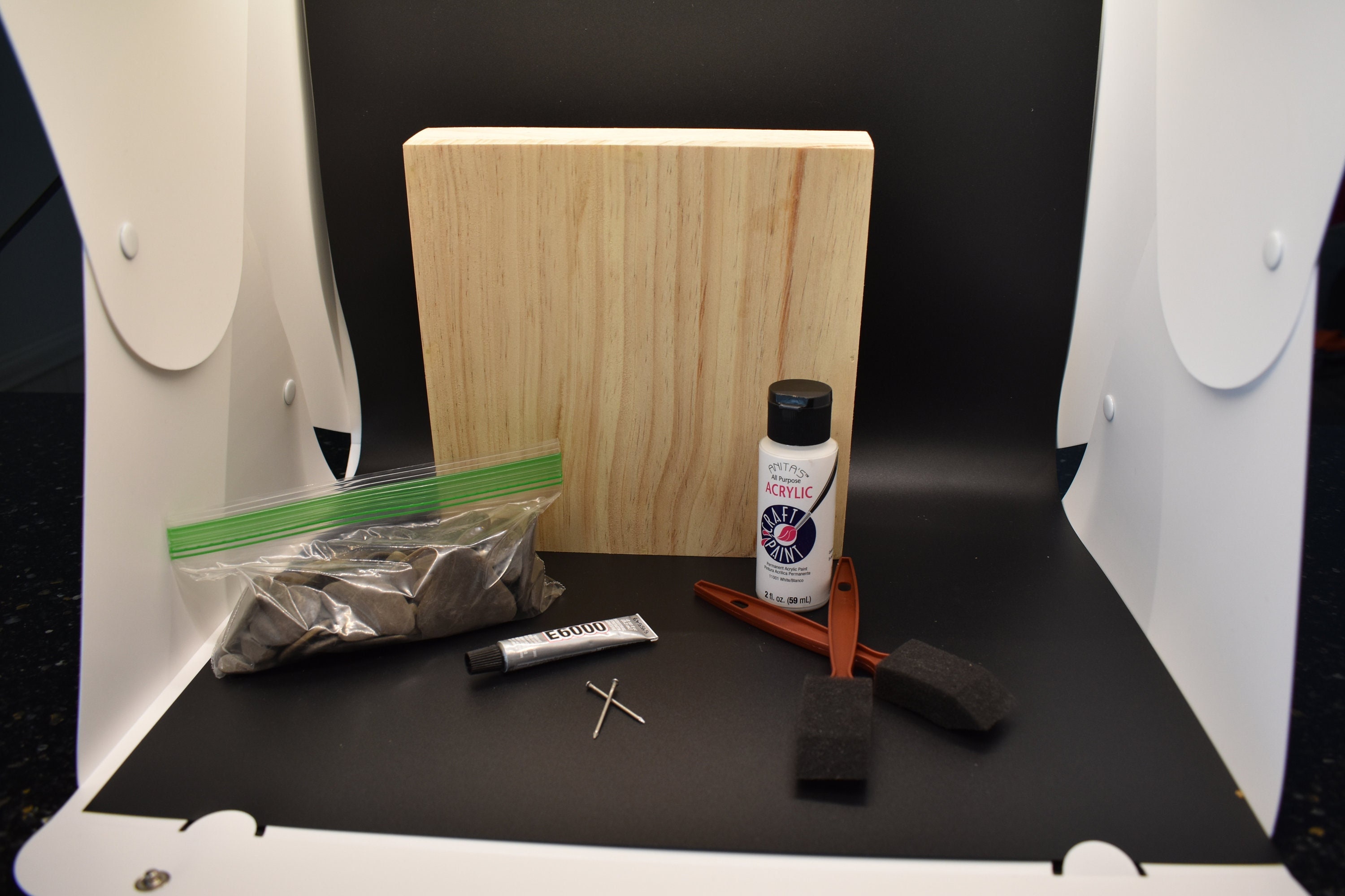 Complete Pebble Art Kit, Choose Rock Color, Quarantine Kit, Diy Pebble ...