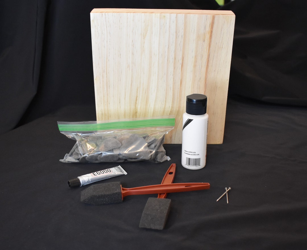 Complete Pebble Art Kit, Choose Rock Color, Quarantine Kit, Diy Pebble ...