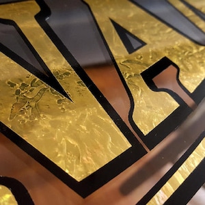 Gold Leaf Decals, Gold Decals, Custom Decals, Personalized Decals ...