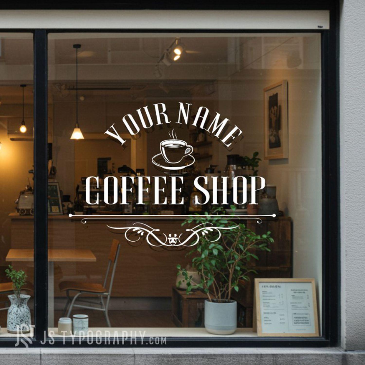Custom Store Window Decal, Personalized Storefront Graphics - Etsy