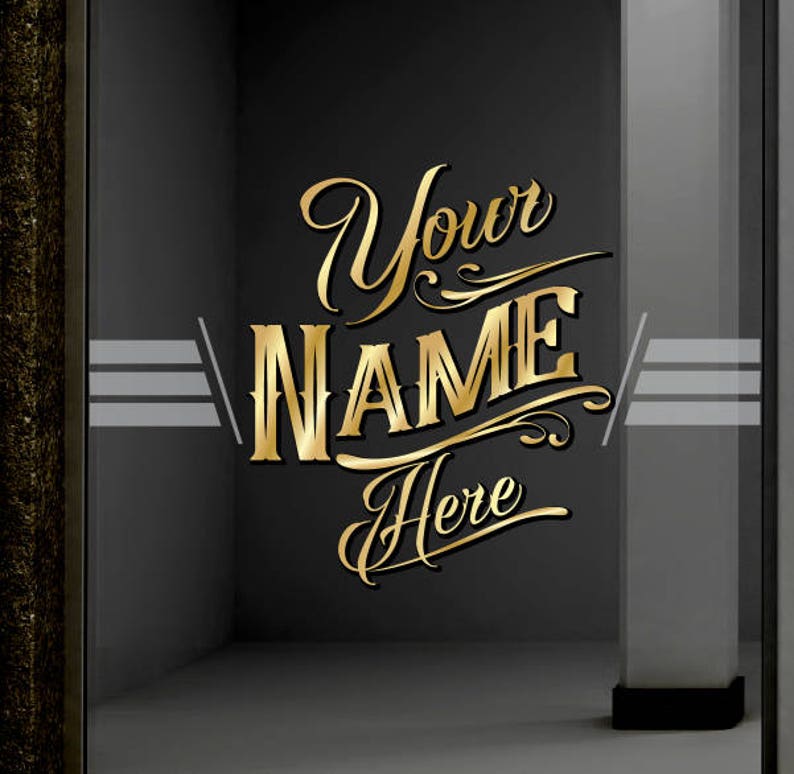 Custom Storefront decal set Custom Store window decals | Etsy