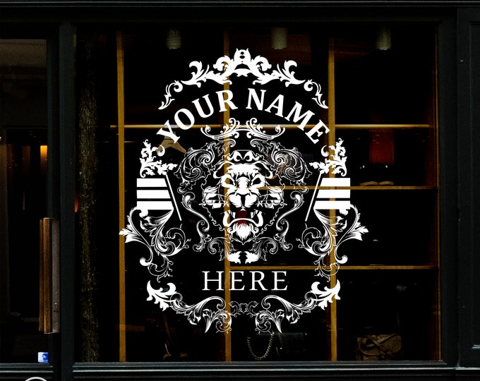 Custom Store Window Decals, Personalized Window Decals, Custom Logo ...