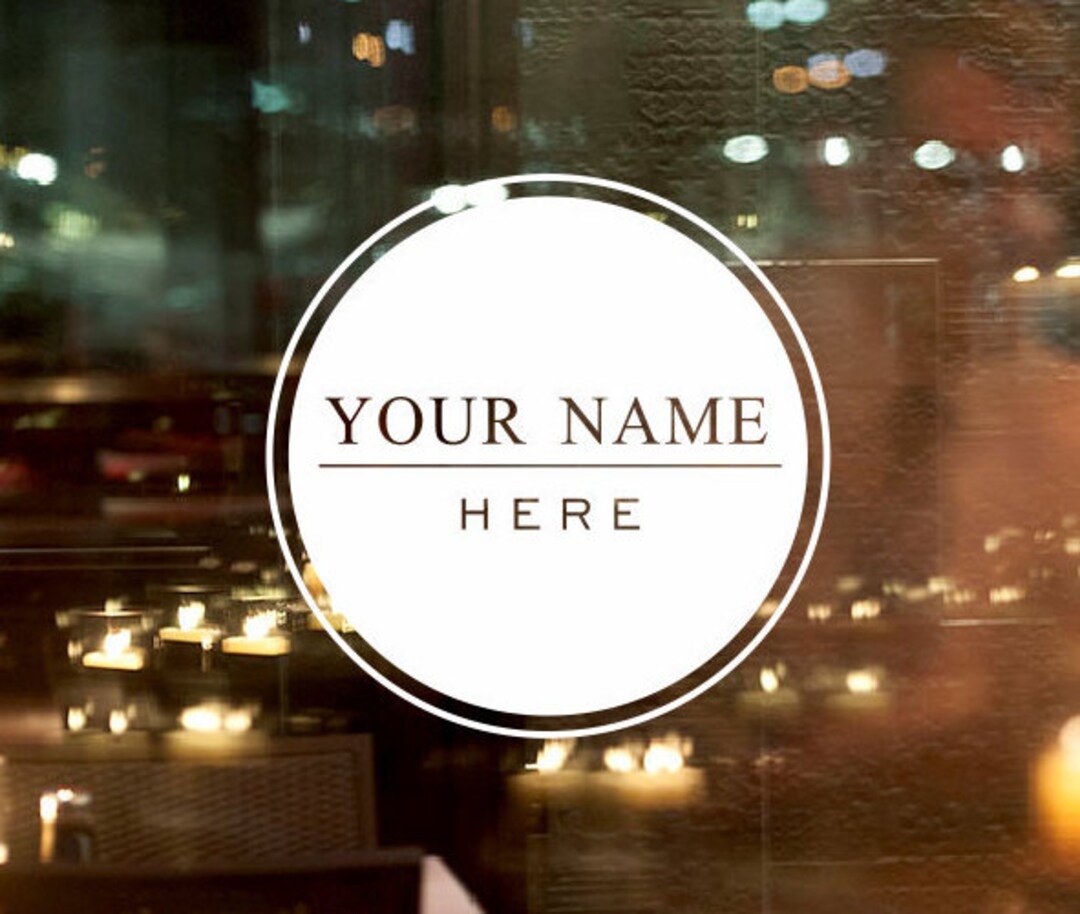 Custom Window Decal, Storefront Decals, Retail Store Decals, Custom ...