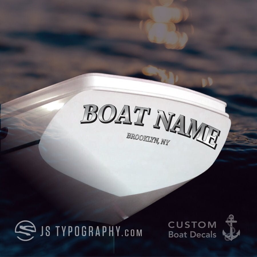 Marine Boat Lettering Graphics