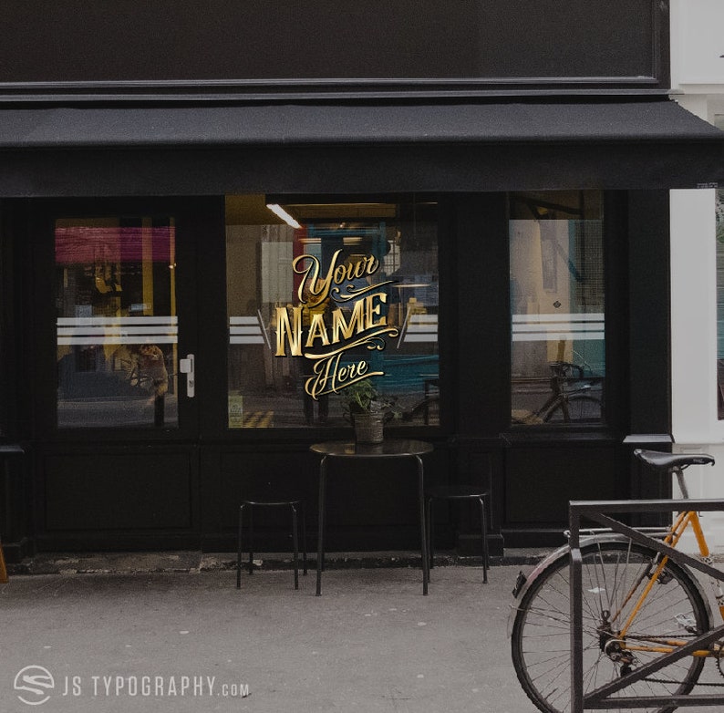 Custom Storefront decal set Custom Store window decals | Etsy