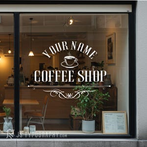 Custom Business Decal, Storefront Window Decals, Custom Vinyl Decals ...