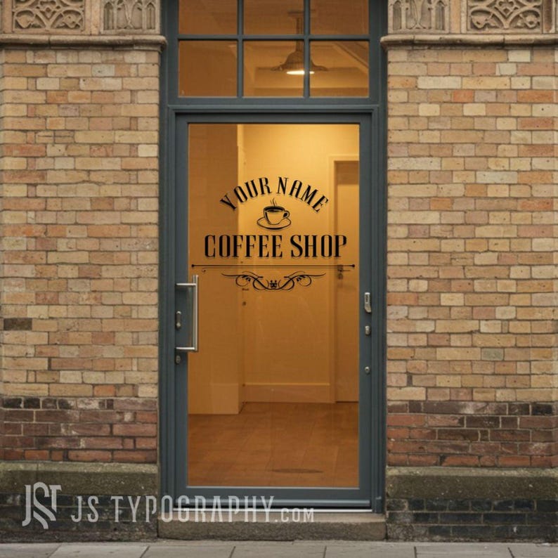 Custom Store Window Decal, Personalized Storefront Graphics - Etsy