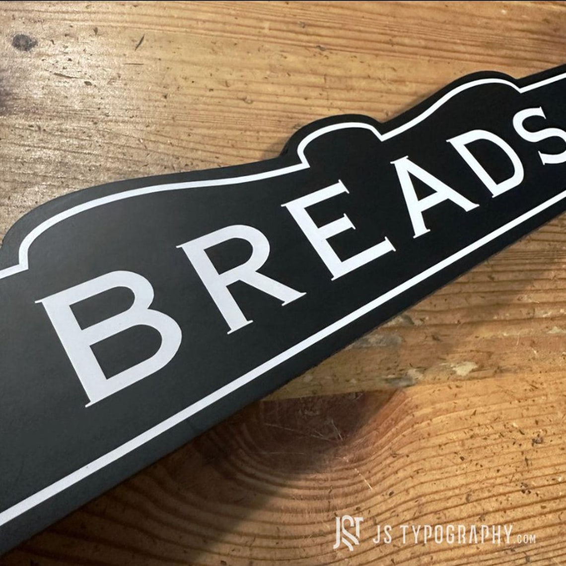 Customizable Retail Shelf Signs, Matte Black Foam Core, Restaurant ...