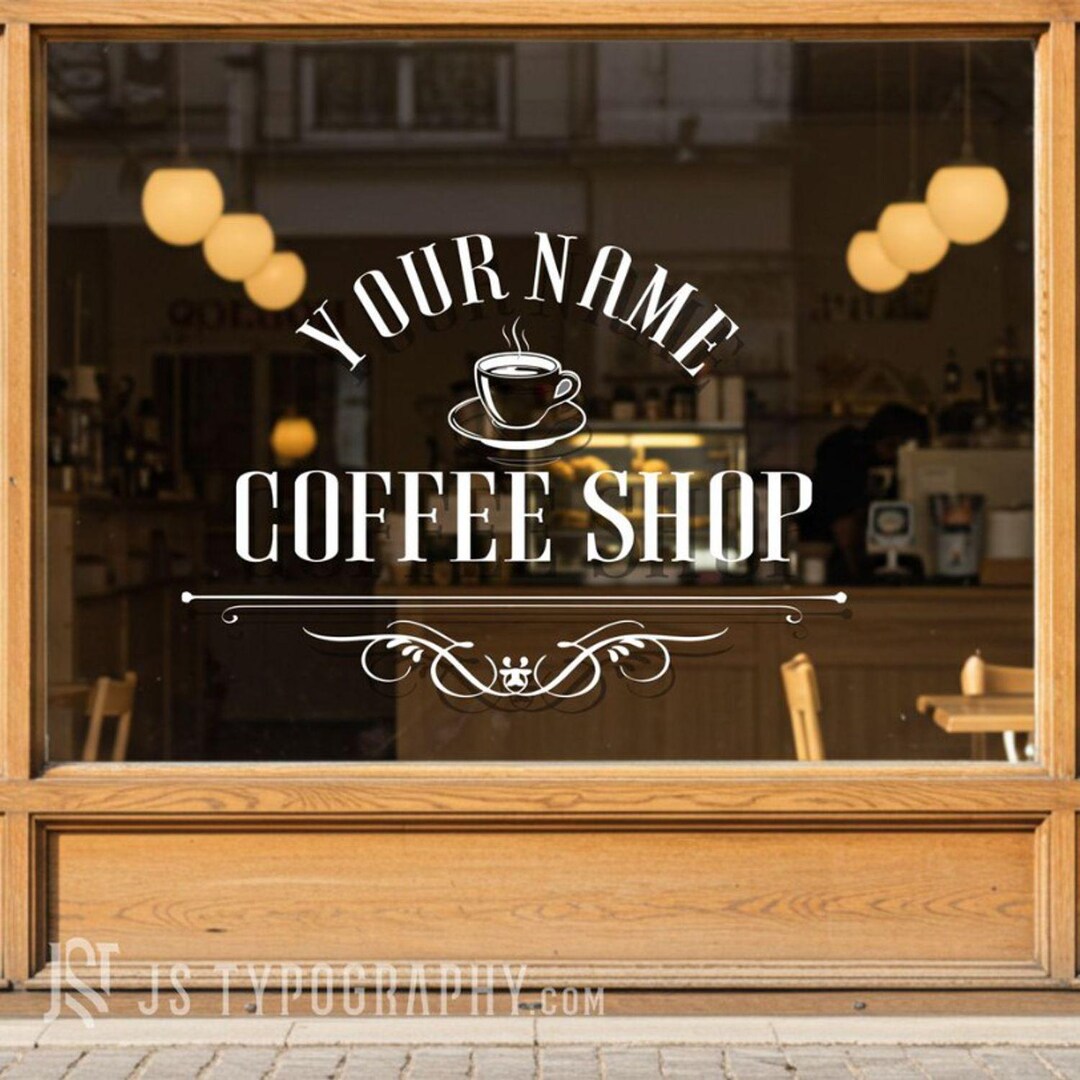 Custom Store Window Decal, Personalized Storefront Graphics - Etsy