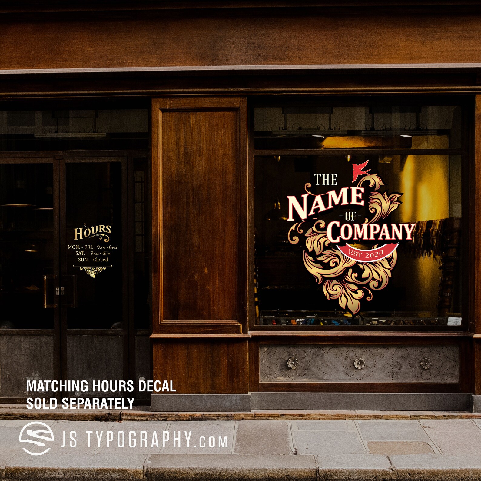 Gold Leaf Decals Gold Leaf Signs Victorian Era Signs Gold - Etsy