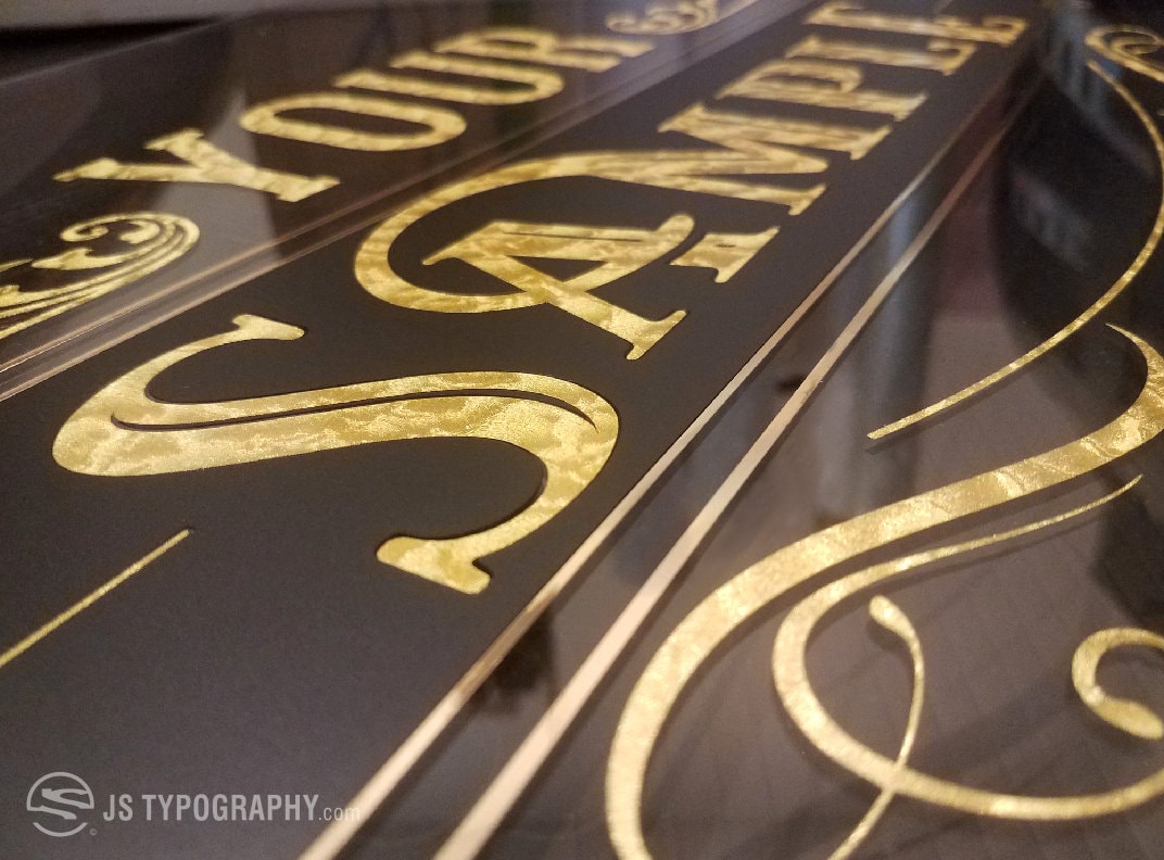 Gold leaf decals Gold decals Custom decals Gold leaf vinyl | Etsy