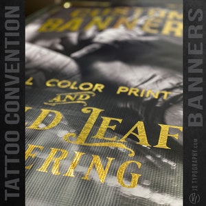 Custom Banners, Tattoo Convention Banner, Custom Vinyl Banners, Custom ...