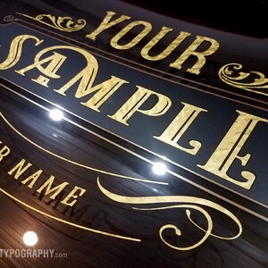 Custom Gold Leaf Vinyl Decals: Vintage Store Window Decal - Etsy