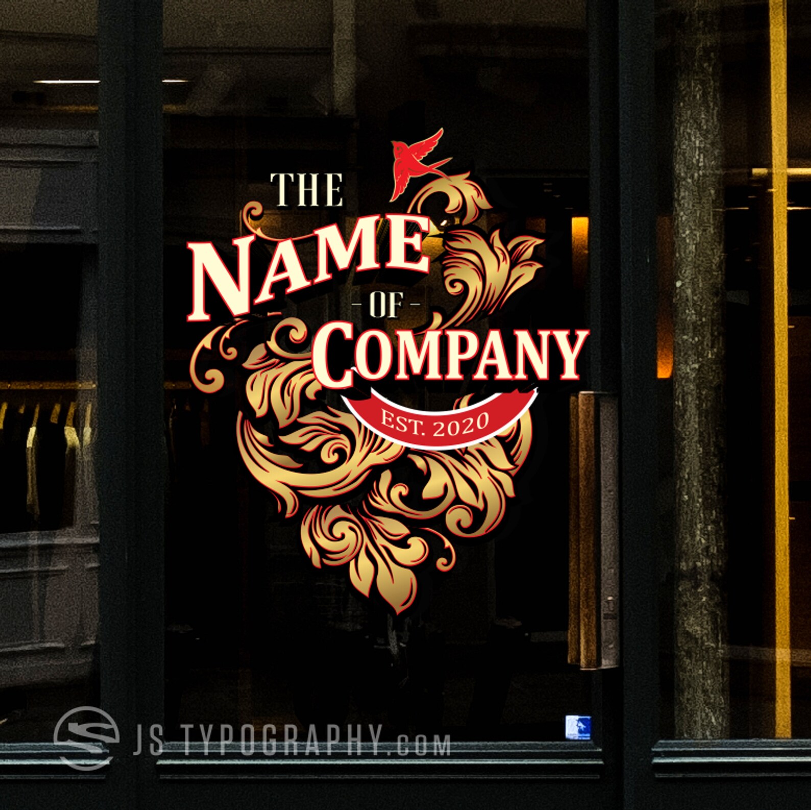 Gold Leaf Decals Gold Leaf Signs Victorian Era Signs Gold - Etsy