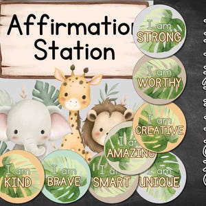 DIGITAL, Jungle Themed Classroom Decor Bundle, Classroom Decorations ...