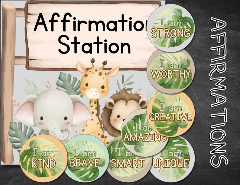 DIGITAL, Jungle Themed Classroom Decor Bundle, Classroom Decorations ...