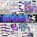 DIGITAL Space Themed Classroom Decor Bundle, Teachers, Space Classroom ...