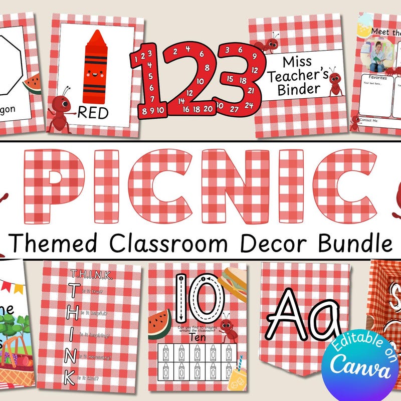 Classroom Picnic Decor - Etsy