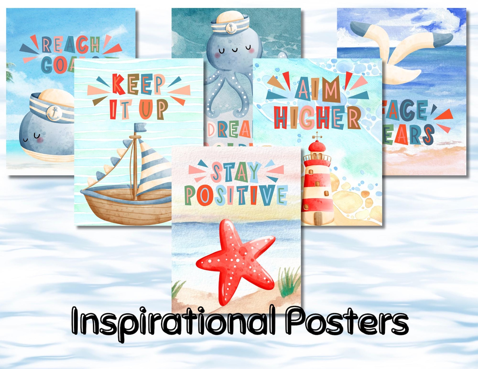 DIGITAL, Nautical Themed Classroom Decor Bundle, Classroom Decorations ...