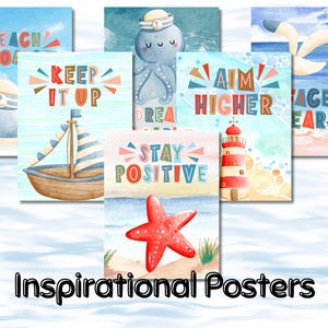 DIGITAL, Nautical Themed Classroom Decor Bundle, Classroom Decorations ...