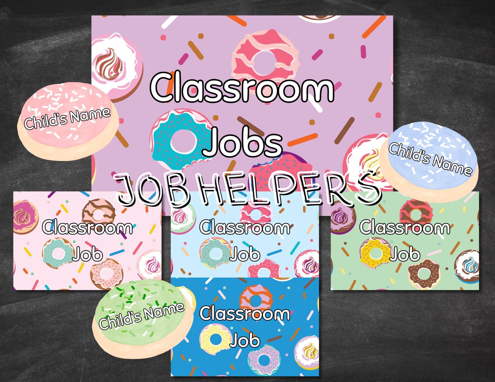 Sweet Themed Classroom Decor Bundle, Teachers, Classroom Decorations ...