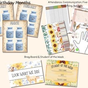 DIGITAL Rustic Themed Classroom Decor Bundle, Classroom Decorations ...