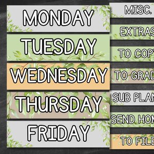 DIGITAL, Jungle Themed Classroom Decor Bundle, Classroom Decorations ...