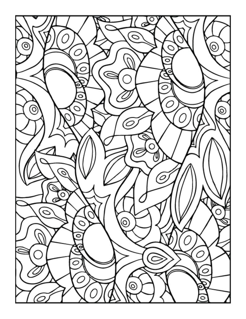 Printable Coloring Book, Digital Coloring Books, Mandala Coloring ...