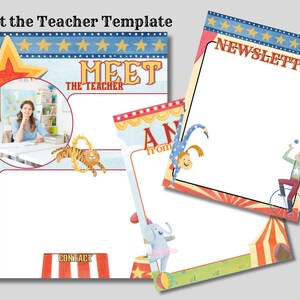 DIGITAL Circus Themed Classroom Decor Bundle, Teachers, Classroom Decor ...
