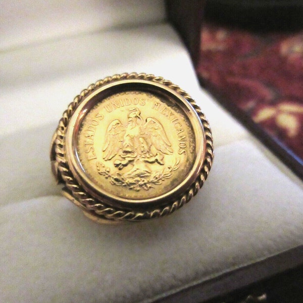 1945 Dos Pesos Ring - Etsy 1945 Dos Pesos Ring - Etsy