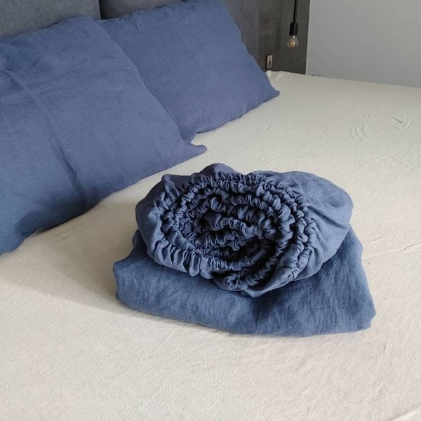 Indigo Bedding - Etsy