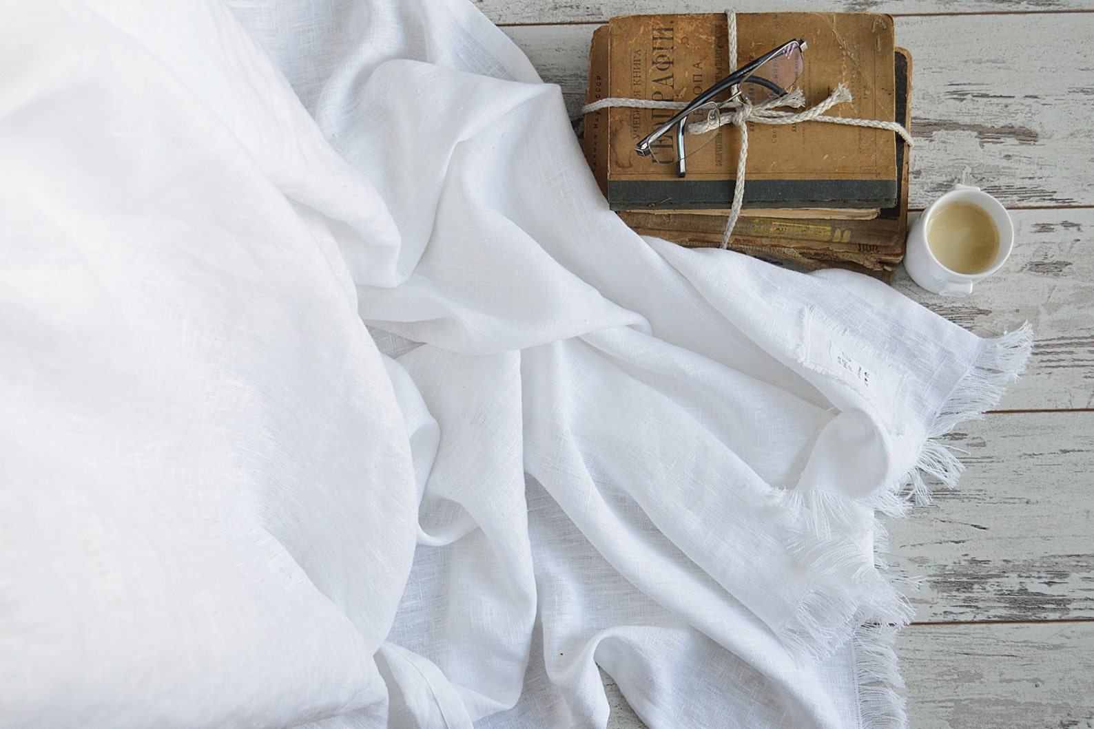 Queen King Size Linen Bed Cover / Large Coverlet / Heavy - Etsy